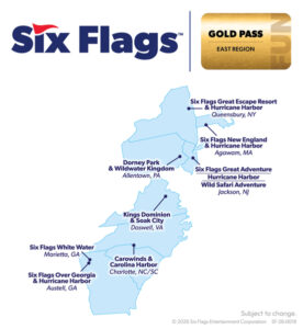 Dorney Park Gold Pass to include access to multiple East Coast Six ...